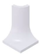 Series 15 - 3" soft radius cove/base - outside corner | Heritage Tile