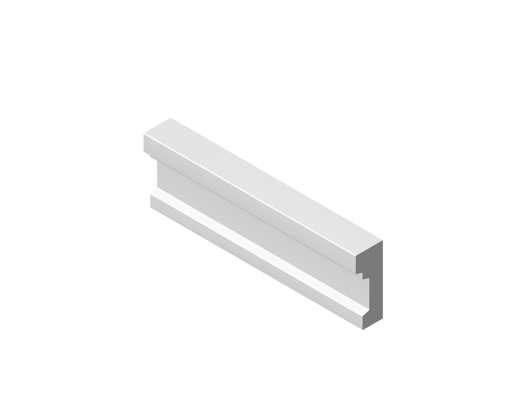 2" x 6" square cap moulding | Heritage Tile